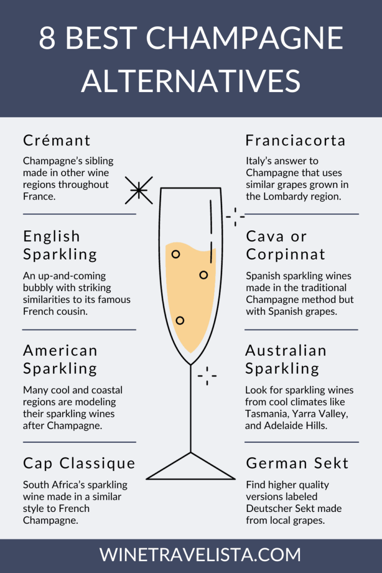 8 Best Champagne Alternatives (Sparkling Wine Guide) - Wine Travelista
